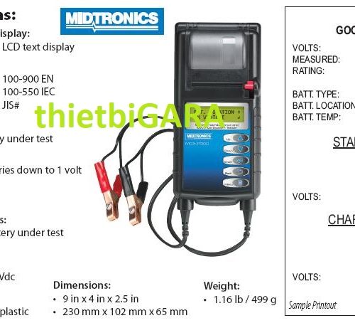 Máy Kiểm Tra Kỹ Thuật Bình Ắc Quy MDX-P300