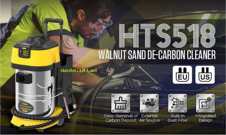 Máy bắn vỏ óc chó | Máy bắn trấu | Vệ Sinh Cổ Hút Gió Autool