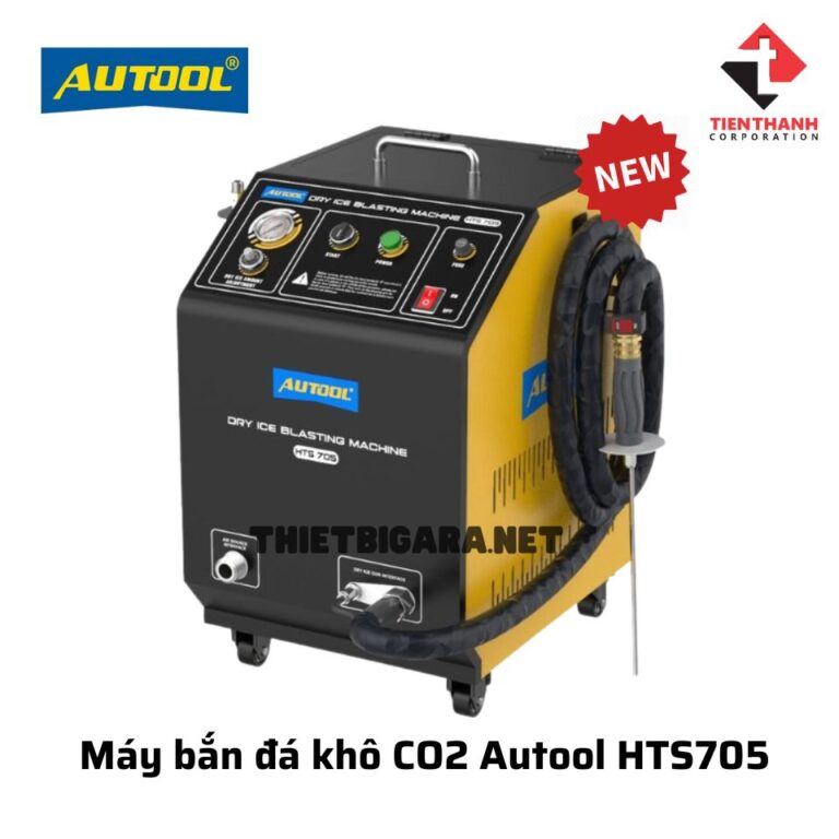 Máy Bắn Đá Khô CO2 - Vệ sinh cổ hút gió Autool HTS708