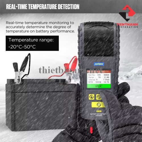 Thiết bị kiểm tra ắc quy | Máy xác định lỗi ắc quy Autool BT860