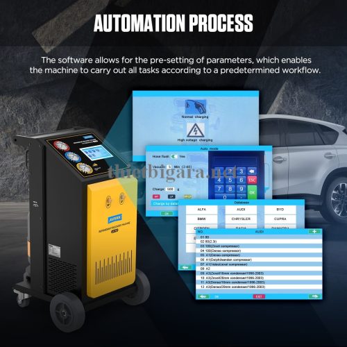 Máy nạp ga điều hoà ô tô Autool LM707 | Nạp ga lạnh nhanh